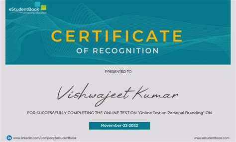 Vishwajeet Kumar On Linkedin Personalbranding University