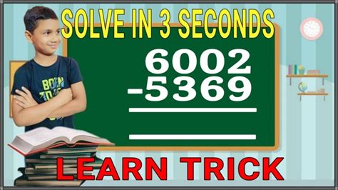 Subtraction Trick New Method For Subtraction Shortcut Trick Mathemagics By Chirag Youtube