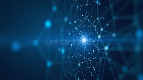 Abstract Network Connection Concept Of Technology Communication And Innovation Stock Image