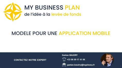 Modèle De Business Plan Pour Application Mobile