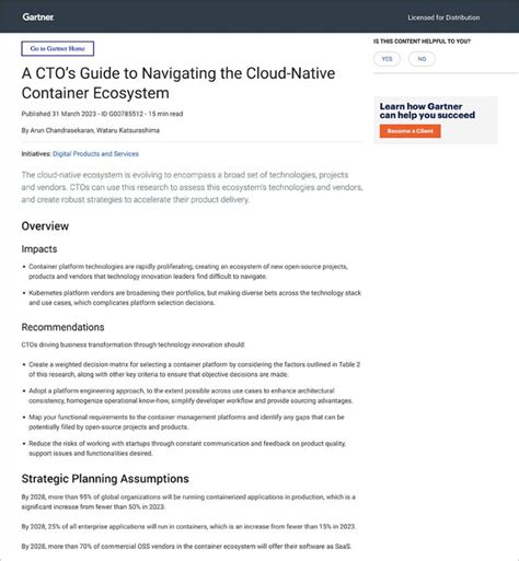 Gartner Report A Ctos Guide To Navigating The Cloud Native Container Ecosystem Nethopper
