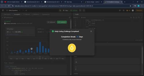 manasa vemireddy on linkedin day10 consistentprogramming dsa leetcode