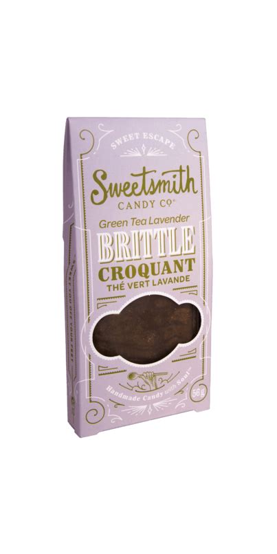 Buy Sweetsmith Candy Co Green Tea Lavender Brittle At Wellca Free