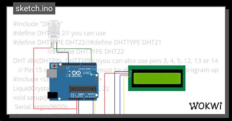 ตรวจสอบอุณหภูมิพร้อมทั้งแสดงผลออกทางหน้าจอ Wokwi Esp32 Stm32