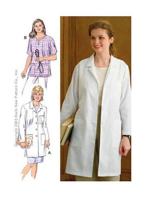 Sewing Pattern Lab Coat Pattern Inspiration Daily
