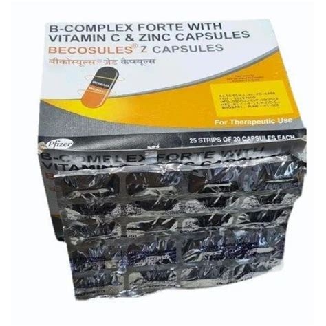 B Complex Forte Vitamin C Zinc Capsule At Rs 500box Pharmaceutical