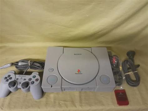 Playstation 1 Ps1 Grey Console Genuine Controller Memory Card Scph 7502 Vgc Eur 15 28