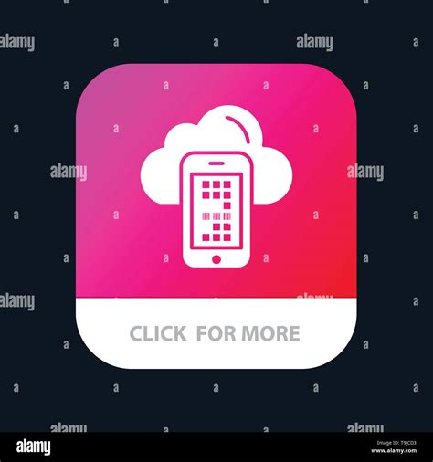 Cloud Computing Mobile Cell Mobile App Icon Design Stock Vector Image And Art Alamy