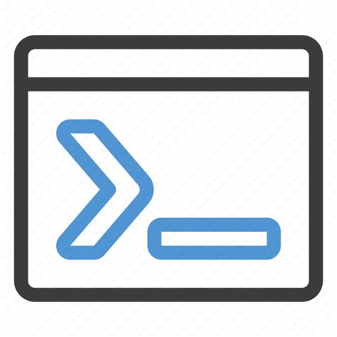 command terminal programming coding icon download on iconfinder