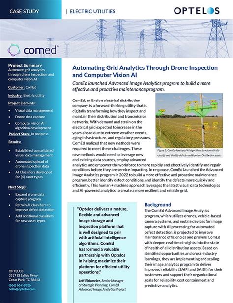 Automating Grid Analytics Through Drone Inspection And Computer Vision Ai Optelos