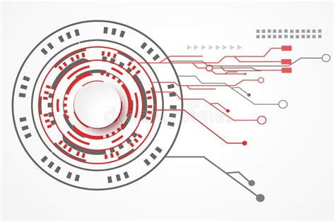 Abstract Background Technology Concept Stock Illustration Illustration Of Microchip