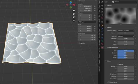 Texturing How To Make Voronoi Texture More Regular Blender Stack