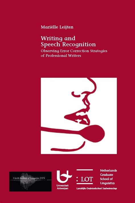 Lot Publications Webshop Writing And Speech Recognition