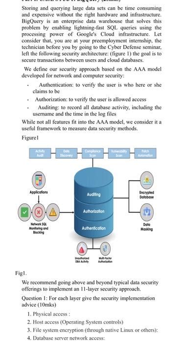 Solved Storing And Querying Large Data Sets Can Be Time
