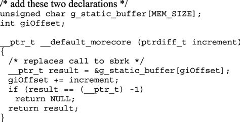 Illustrating The Technique For Modifying The Standard Unix Memory Download Scientific Diagram