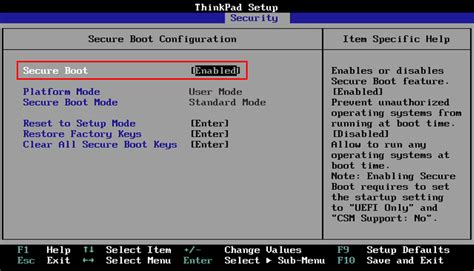 Activer Le Secure Boot Sur Un PC UEFI Le Crabe Info