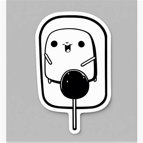 Premium Ai Image A Close Up Of A Sticker Of A Cartoon Character Generative Ai