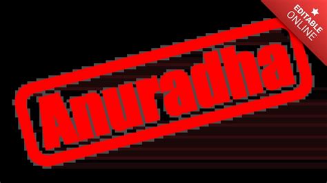 Anuradha Text Style Effects Generator