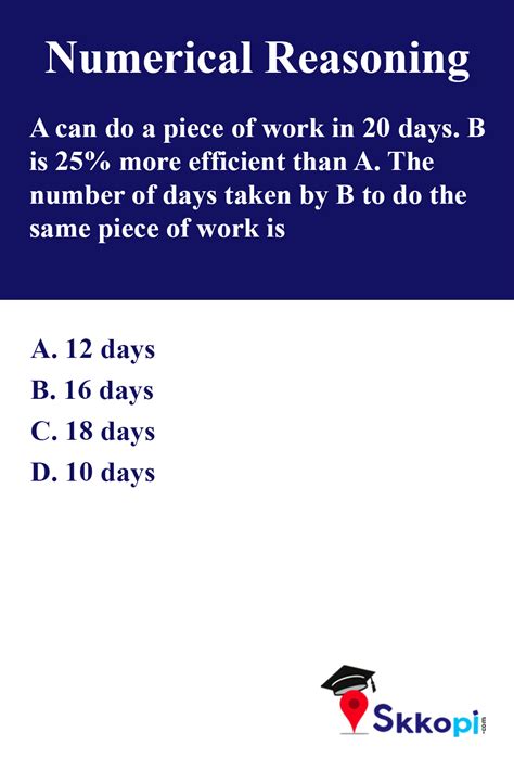 Numerical Reasoning Questions And Answers Reasoning Skills Test Your