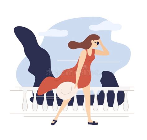 Walking Windy Weather Stock Illustrations 449 Walking Windy Weather Stock Illustrations