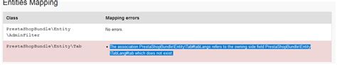 Upgrade Problem To Prestashop 1770 Cannot Declare Class Prestashopbundleentitytab · Issue