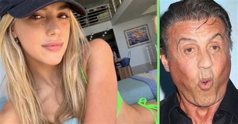 Sylvester Stallones Daughter Sistine Stuns In Racy Bikini Photo