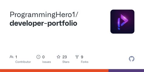 GitHub ProgrammingHero1 Developer Portfolio