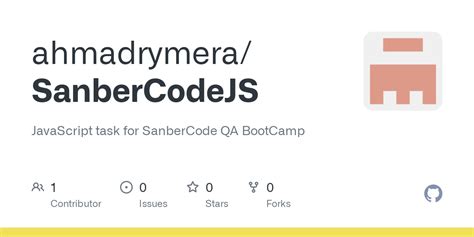 Github Ahmadrymerasanbercodejs Javascript Task For Sanbercode Qa