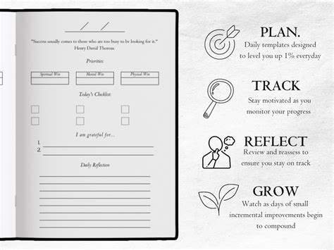 The Kaizen Journal How To Improve Daily Self Help Good Habits Productivity Become Your Best