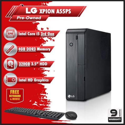 LG Xpion A PS Slim Desktop Intel Core I Rd Gen GB GB RAM GB HDD W Licensed OS