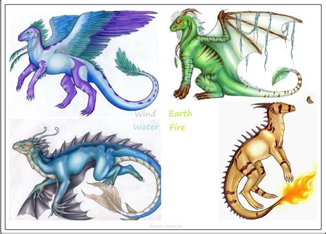 Element Dragons By Stalaxy On Deviantart