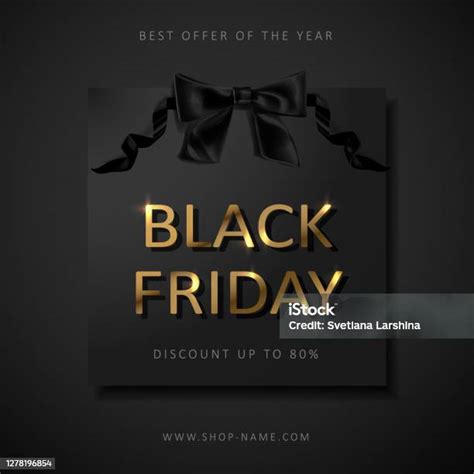 블랙 프라이데이 세일 포스터 상용 할인 이벤트 배너 골드 글자 블랙 배경 개성 개념에 대한 스톡 벡터 아트 및 기타 이미지 개성 개념 공휴일 금색 Istock