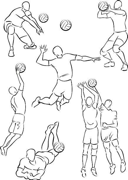 Volley Ball En Salle Illustrations Vectoriels Et Illustrations Libres De Droits Istock