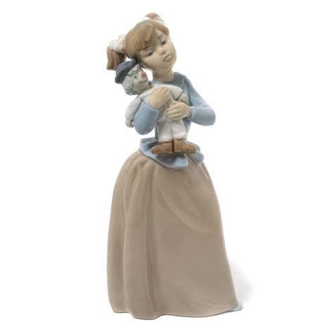 Фарфоровая фигура Девочка с клоуном Испания Nao By Lladro купить по выгодной цене в