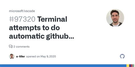 Terminal Attempts To Do Automatic Github Authentication Even When Disabled · Issue 97320
