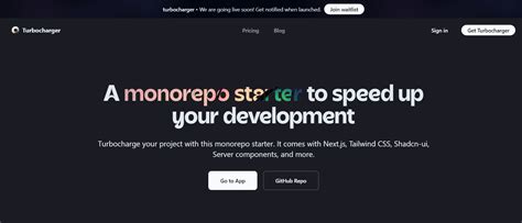 a monorepo app built with turborepo next js 14 shadcn ui stripe and