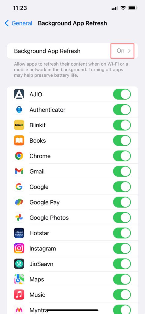 Top 7 Fixes For Background App Refresh Not Working On Iphone Techcult
