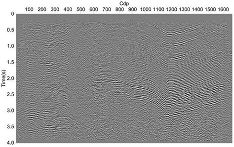 Stacked Section Of The Filtered Data Using The Adaptive SVD Filtering Download Scientific