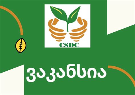 სამოქალაქო საზოგადოების განვითარების ცენტრი Csdc აცხადებს ვაკანსიას სოციალური მუშაკის