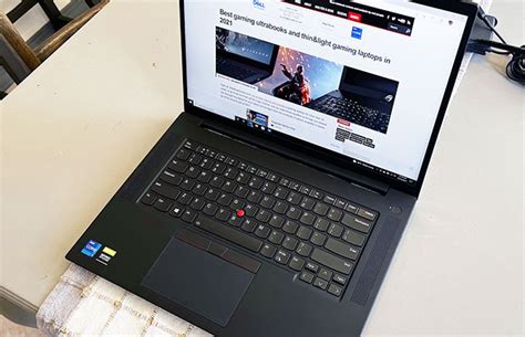 Lenovo Thinkpad X Extreme Review Gen Inch Intel I Rtx