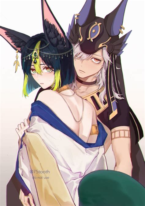 Tighnari And Cyno Genshin Impact Drawn By Tooth Danbooru