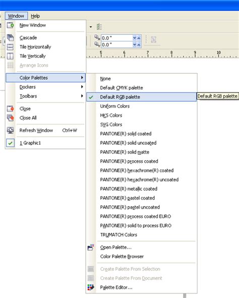 Viewing Workspace In Rgb How Corel Draw X6 Coreldraw X6