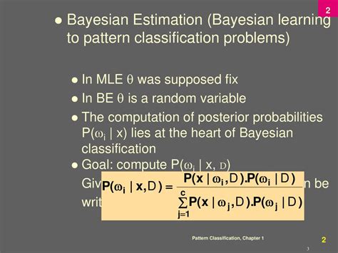 Chapter 3 Maximum Likelihood And Bayesian Parameter Estimation Part 2
