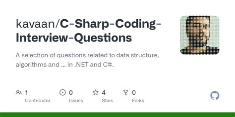 Github Kavaanc Sharp Coding Interview Questions A Selection Of Questions Related To Data