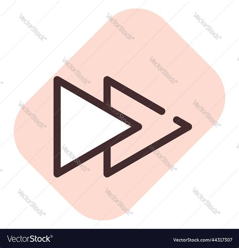 Phone Forward Option On A White Background Vector Image