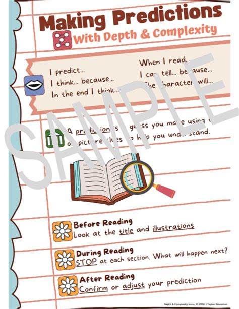 Making Predictions With Depth And Complexity 1st 3rd Grade The