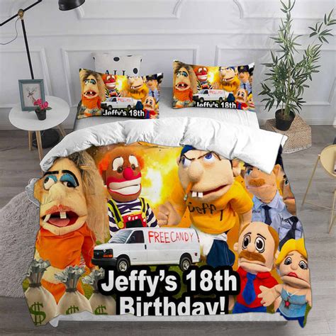 Jeffy Bedding Sets Duvet Cover Comforter Set Fanrek