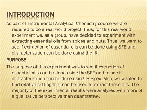 PPT Extraction Of Essential Oil From Nuts And Spices PowerPoint Presentation ID