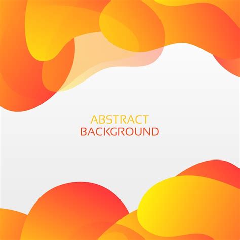 Premium Vector Abstract Orange Modern Gradient Waves Background