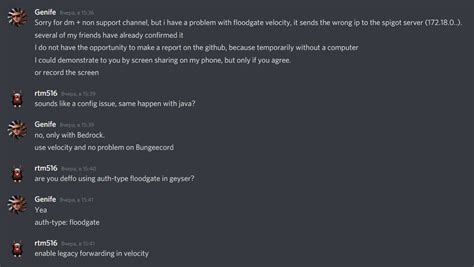 Velocity Geyser Floodgate Player Ip Issue GeyserMC Floodgate GitHub